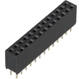Tandy - 26-Way PCB Straight Female Header 2.54mm Pitch