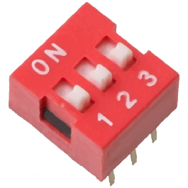 Tandy - 3 Way DIP Switch
