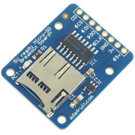 Tandy - Adafruit MicroSD card breakout board+