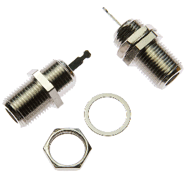 Tandy - F Type Chassis Socket (2pk)